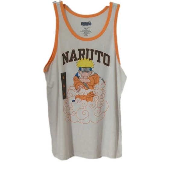 Naruto | Shirts | Mens Naruto Fighting Smoke Pose Tank Top | Poshmark